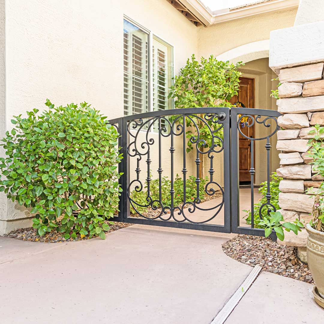 Tuscan Iron Gate - First Impression Ironworks