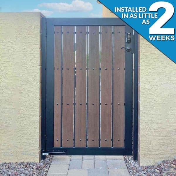 Limited Edition Iron & Wood Gates Collection | First Impression Ironworks