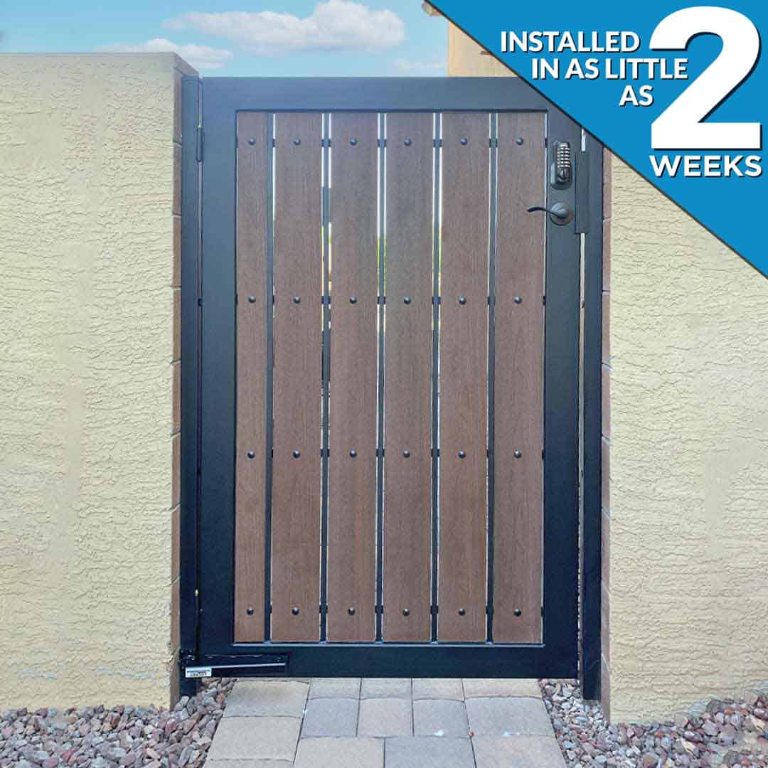 Limited Edition Iron & Wood Gates Collection | First Impression Ironworks