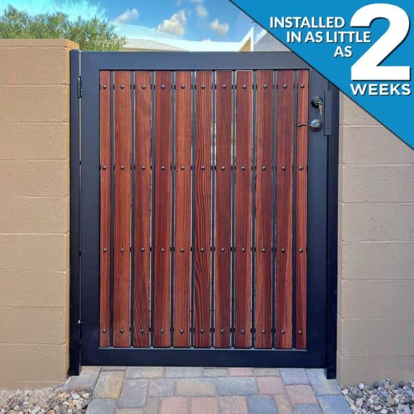 Limited Edition Iron & Wood Gates Collection | First Impression Ironworks