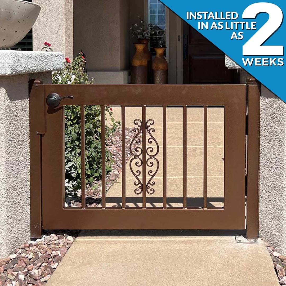 Limited Edition Iron & Wood Gates Collection | First Impression Ironworks