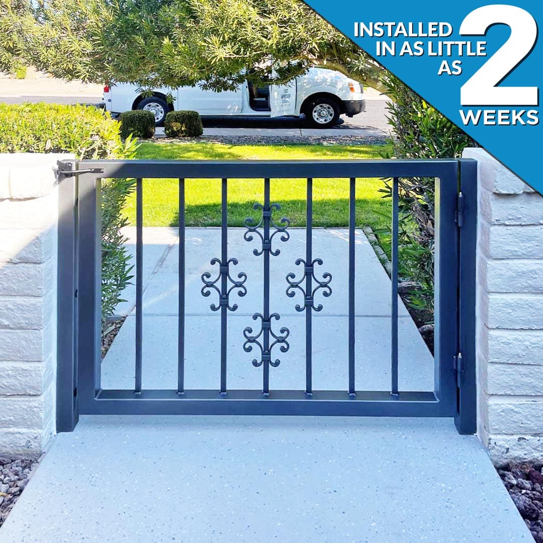 Limited Edition Iron & Wood Gates Collection | First Impression Ironworks